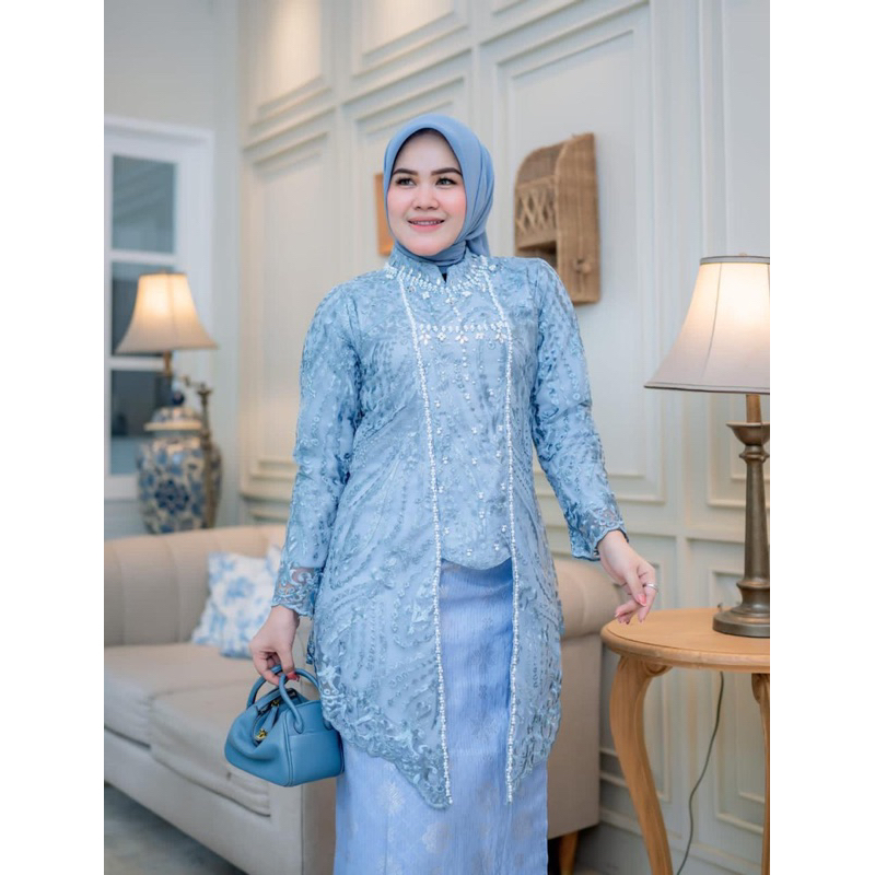 Jual Kebaya kutu Baru Payet/kutu baru Hijab/kutu baru full Tille Mewah/Lamaran Wisuda | Shopee ...