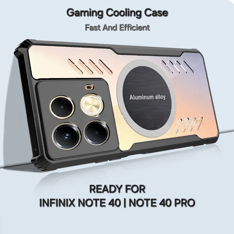 Jual Case Infinix Note 40 / Note 40 Pro 4G/5G Gaming Cooling Cover ...