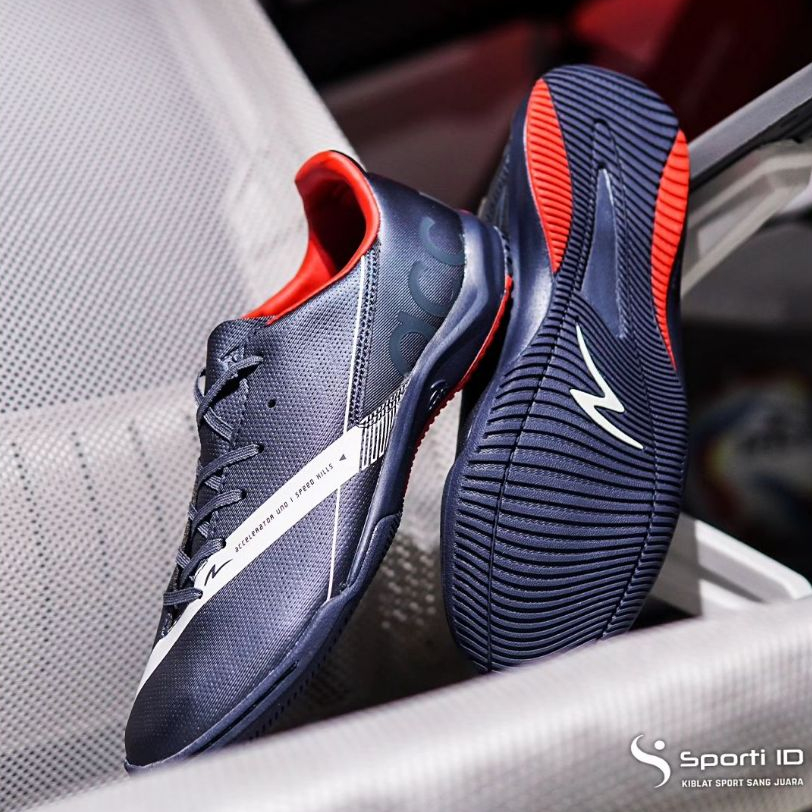 Jual Sepatu Futsal Specs ACC Uno IN - India Ink 110200042 Original ...