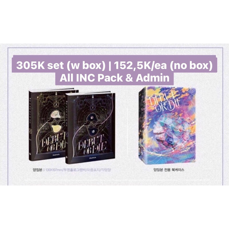 Jual Official Debut or Die DoD Demotjuk Testar Novel Set | Shopee Indonesia