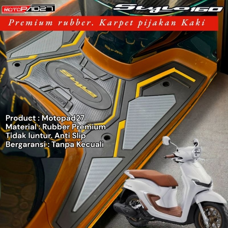 Jual Karpet Stylo 160 Alas Kaki Stylo 160 Bahan Karet Tebal Anti Slip | Shopee Indonesia