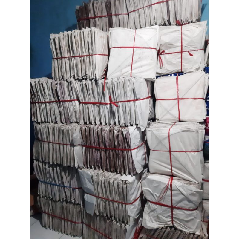 Jual 1 Pak Isi 50 Pcs LAYANGAN KERTAS PUTIH POLOS UK-+58 | Shopee Indonesia