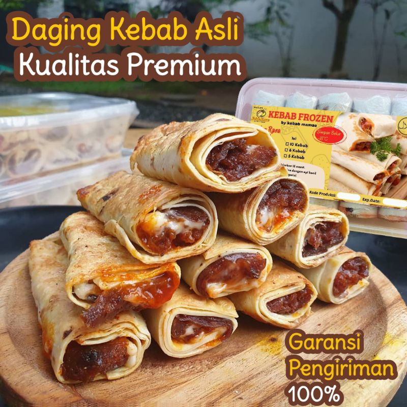 Jual Kebab Frozen Mini 10 pcs Isi Full Daging Kebab Turki Asli Premium ...