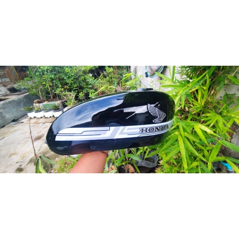 Jual TANGKI DEPAN CB HITAM MURAH TENGKI CB PRES GALVANIS TANGKI CB CAT ...