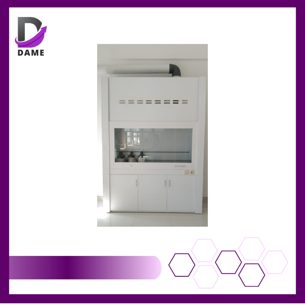 Jual Furniture Lab Fume Hood Lemari Asam 120x60x240cm Top Table ...