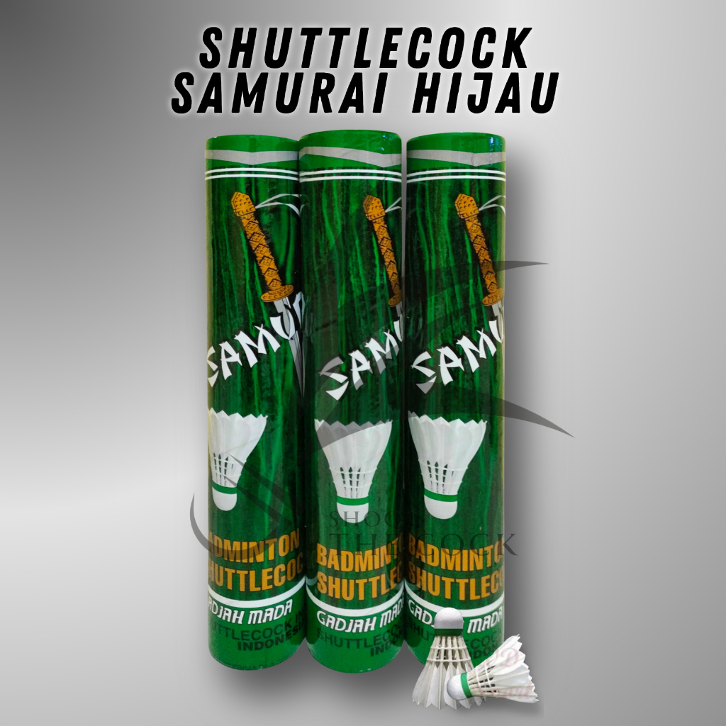 Jual ORIGINAL Shuttlecock/Cock/Kok Samurai Hijau | Shopee Indonesia