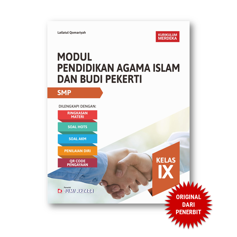 Jual Modul Pendidikan Agama Islam Dan Budi Pekerti Kelas IX SMP MTs Kurikulum Merdeka | Shopee ...