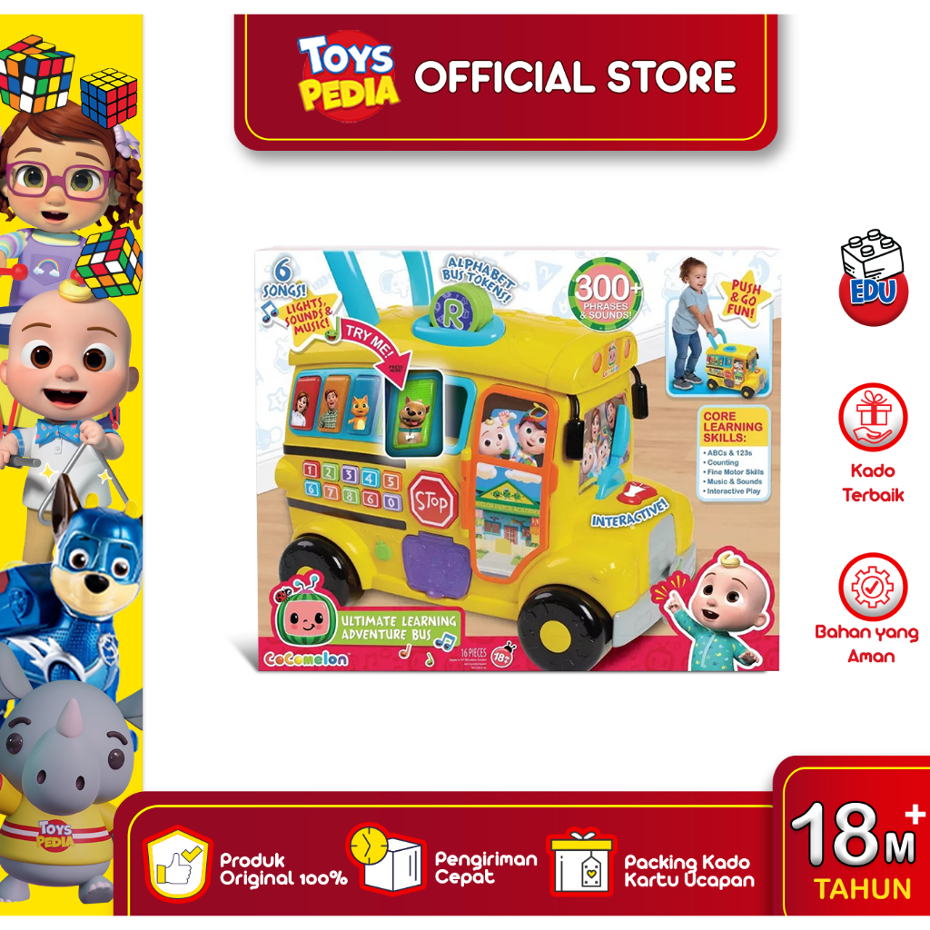 Jual Mainan Cocomelon Ultimate Learning Adventure Bus | Shopee Indonesia