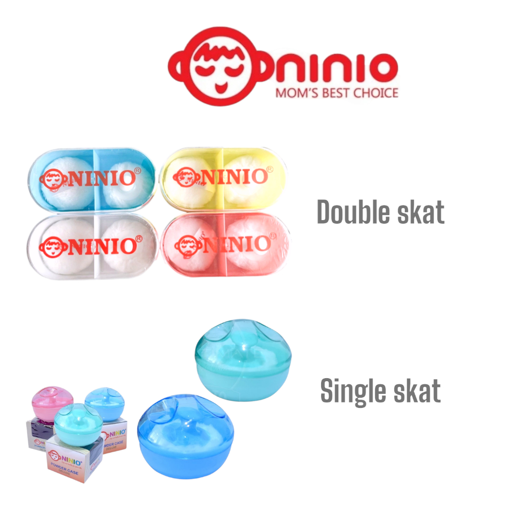 Jual Tempat Bedak Tabur 2in1 Double Skat dan Single Skat NINIO Baby ...