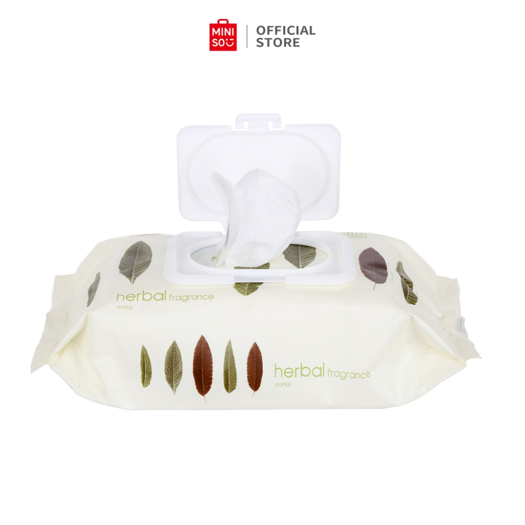 Jual MINISO HERBAL FRAGRANCE WIPES 80 SHEETS / TISU BASAH | Shopee ...