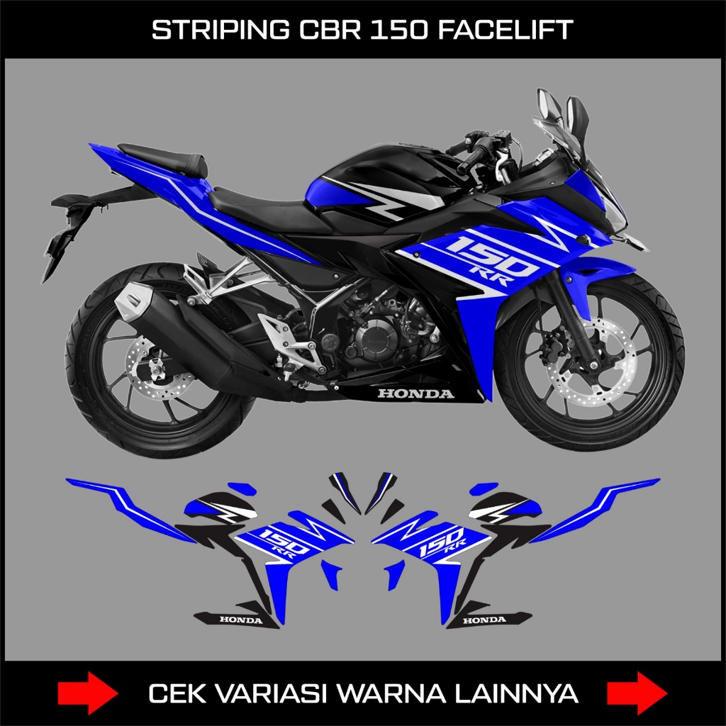Jual Stiker Decal Cbr150r K45n / K45g / Sticker Striping Motor Honda ...