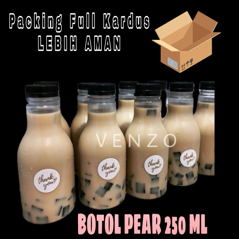 Jual (50 PCS) Botol Plastik Pir Pear 250ml | Shopee Indonesia