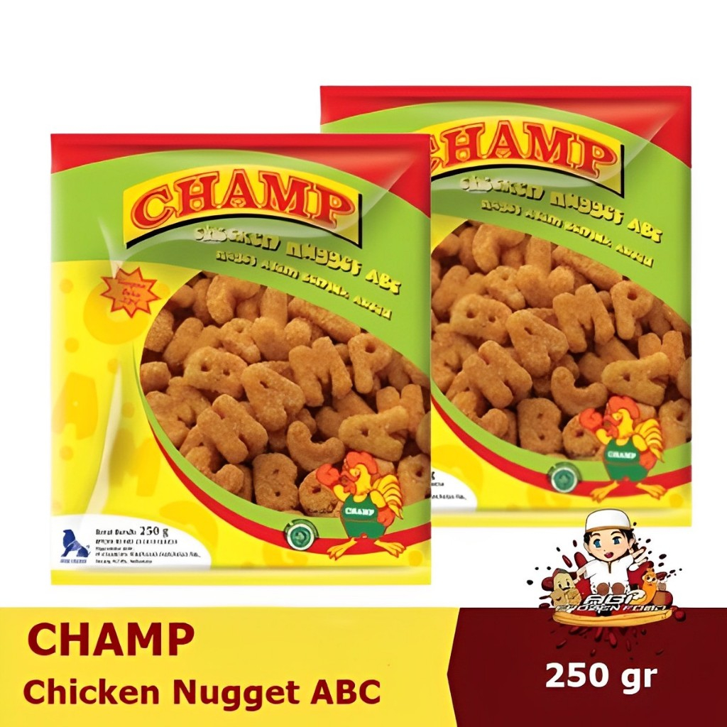 Jual NUGET AYAM CHAMP CHICKEN NUGGET ABC 250 | Shopee Indonesia