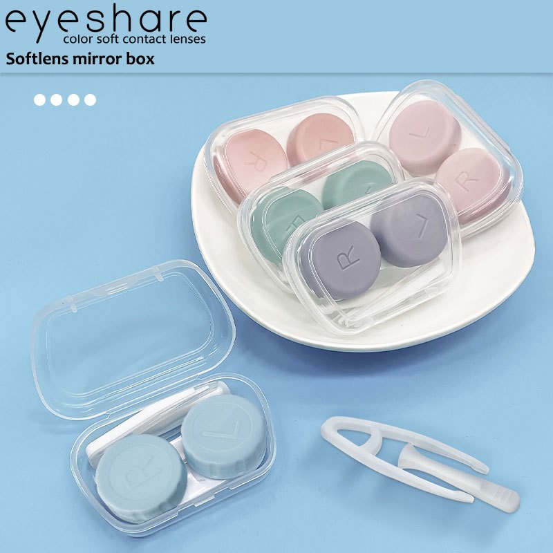 Jual Eyeshare Softlens14.5mm Big Eyes Soft Colored Contact lenses Gray ...