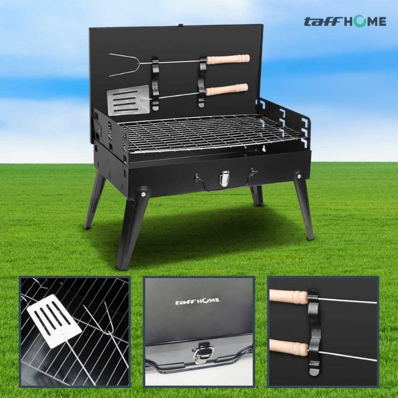 Jual Alat Panggang Arang BBQ Outdoor Grill Stove Foldable Metal ...