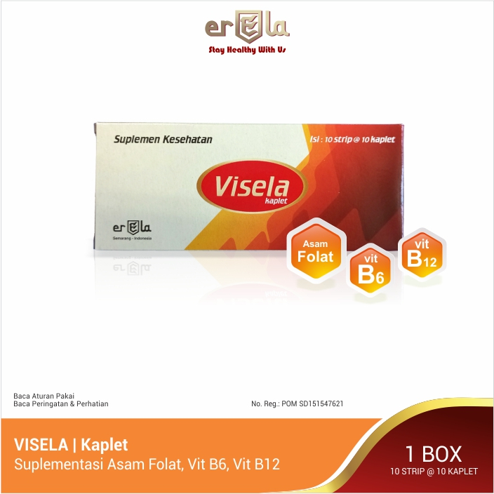Jual VISELA Box / Untuk Memenuhi Kebutuhan Asam Folat Ibu Hamil ...