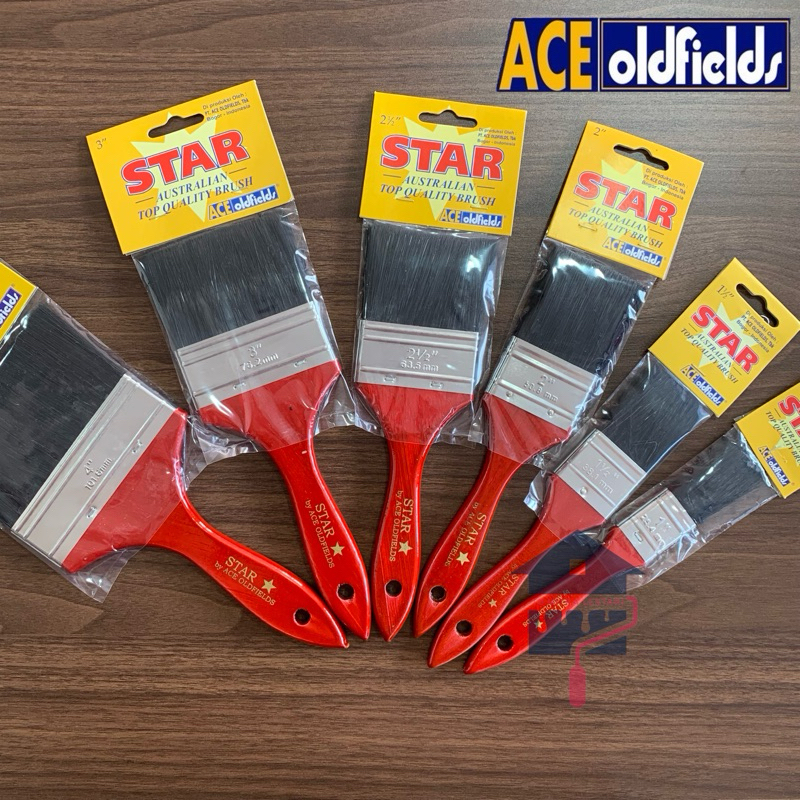 Jual KUAS STAR BLACK BRUSH | KUAS CAT MINYAK ACE OLDFIELDS | Shopee Indonesia