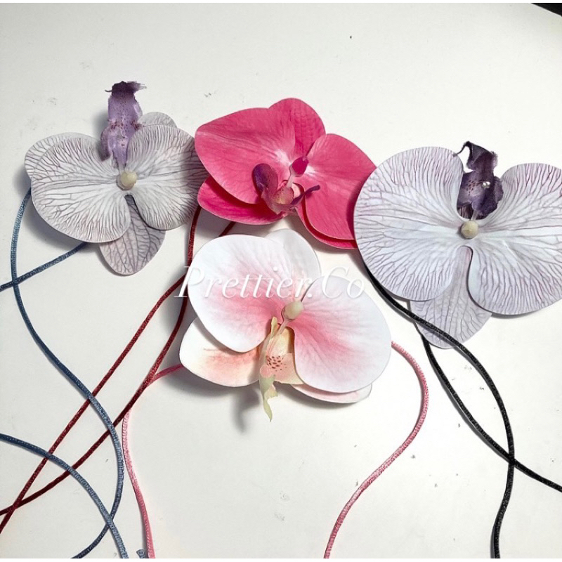 Jual Orchid Necklace / Orchid Bag Charm / Gantungan Tas Bunga / Orchid ...