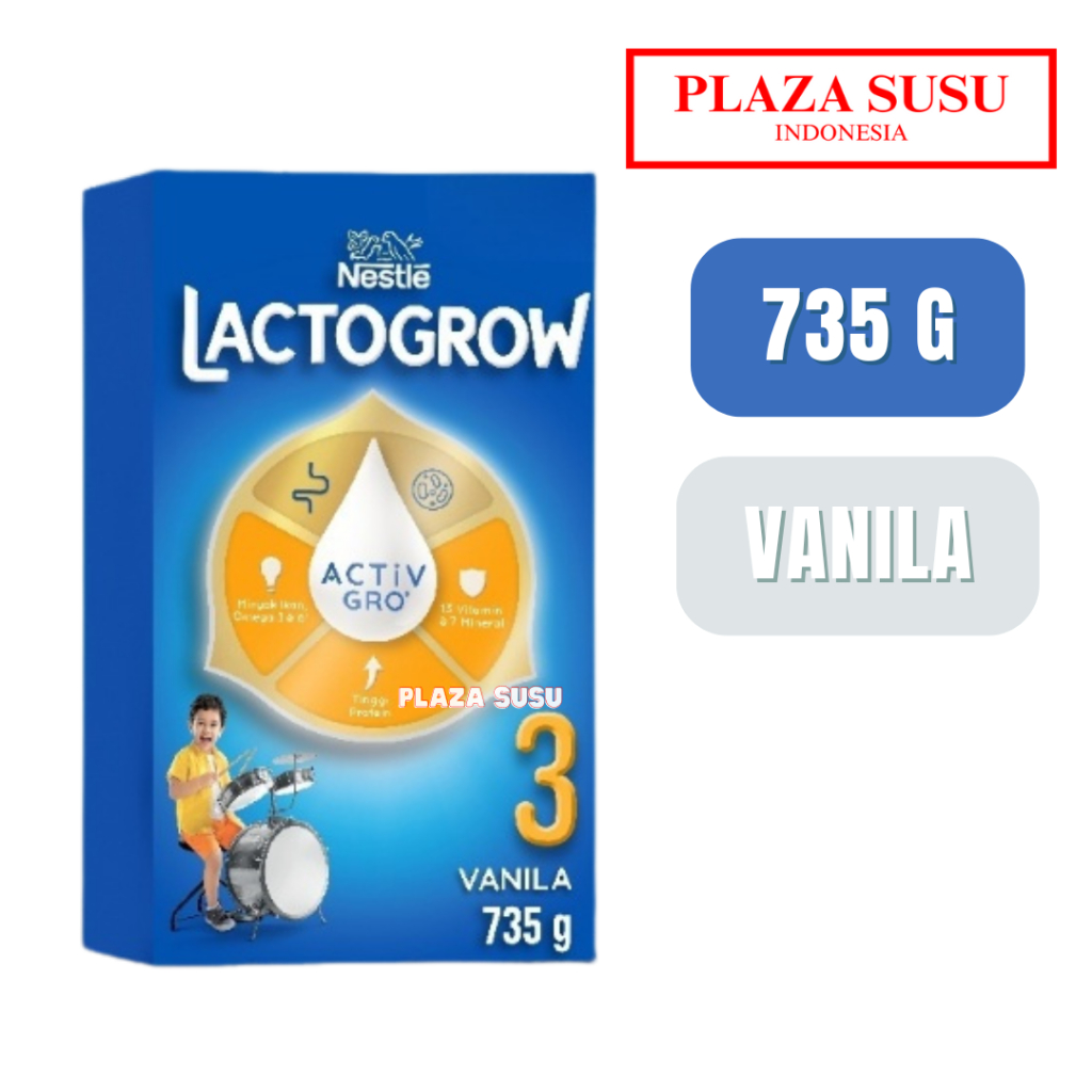 Jual NESTLE LACTOGROW PRO 1+ HAPPYNUTRI VANILA SUSU PERTUMBUHAN ANAK 1 ...