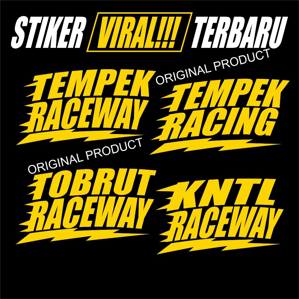 Jual STIKER TEMPE RACEWAY CUTTING HEREX STIKER MATIC STIKER JEPANG ...