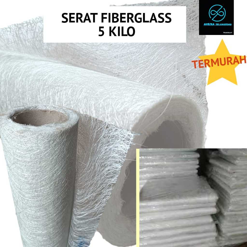 Jual TERMURAH ISI 5 KG Serat Fiber / Mat fiber / Waterproofing ...
