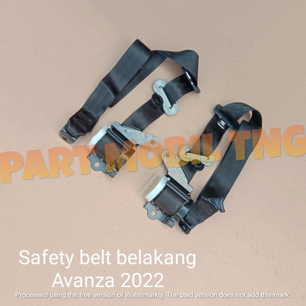 Jual Safety Belt Sabuk Pengaman Belakang Toyota Avanza/Xenia/Veloz 2022 ...