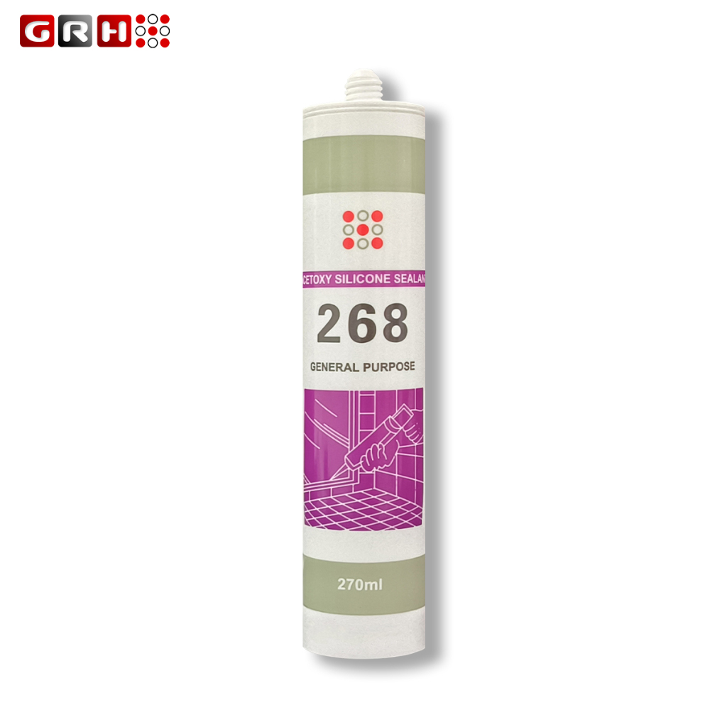 Jual Lem Kaca Asam/Silicone Sealant/Lem Silen GRH 268 Acid | Shopee ...