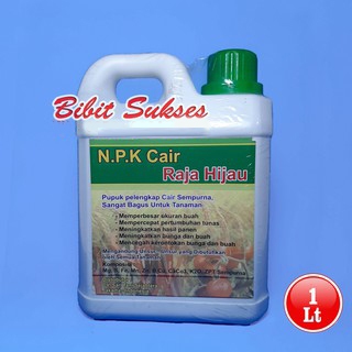 Jual Pupuk NPK Cair RAJA HIJAU 1 liter | Shopee Indonesia
