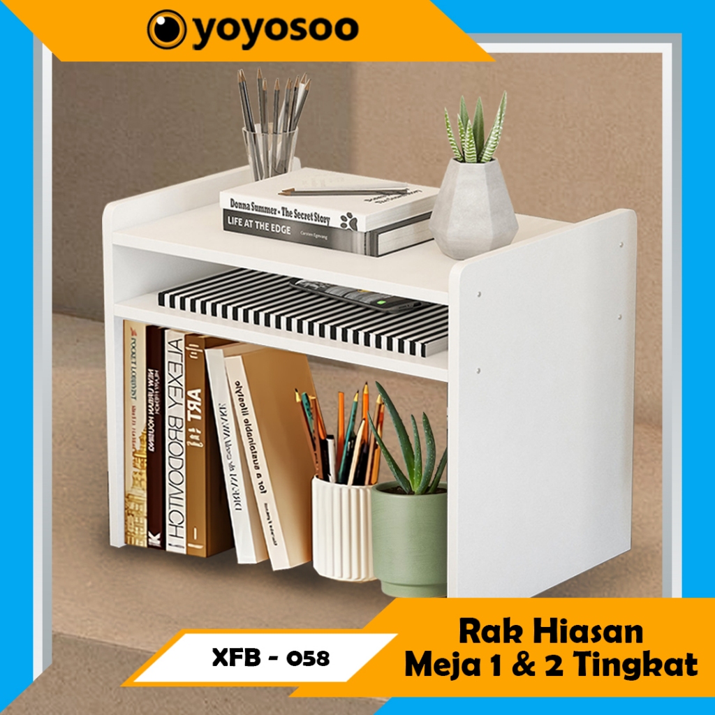 Jual Rak Buku Sederhana Modern Rak Meja Kantor Rumah Rak Penyimpanan ...