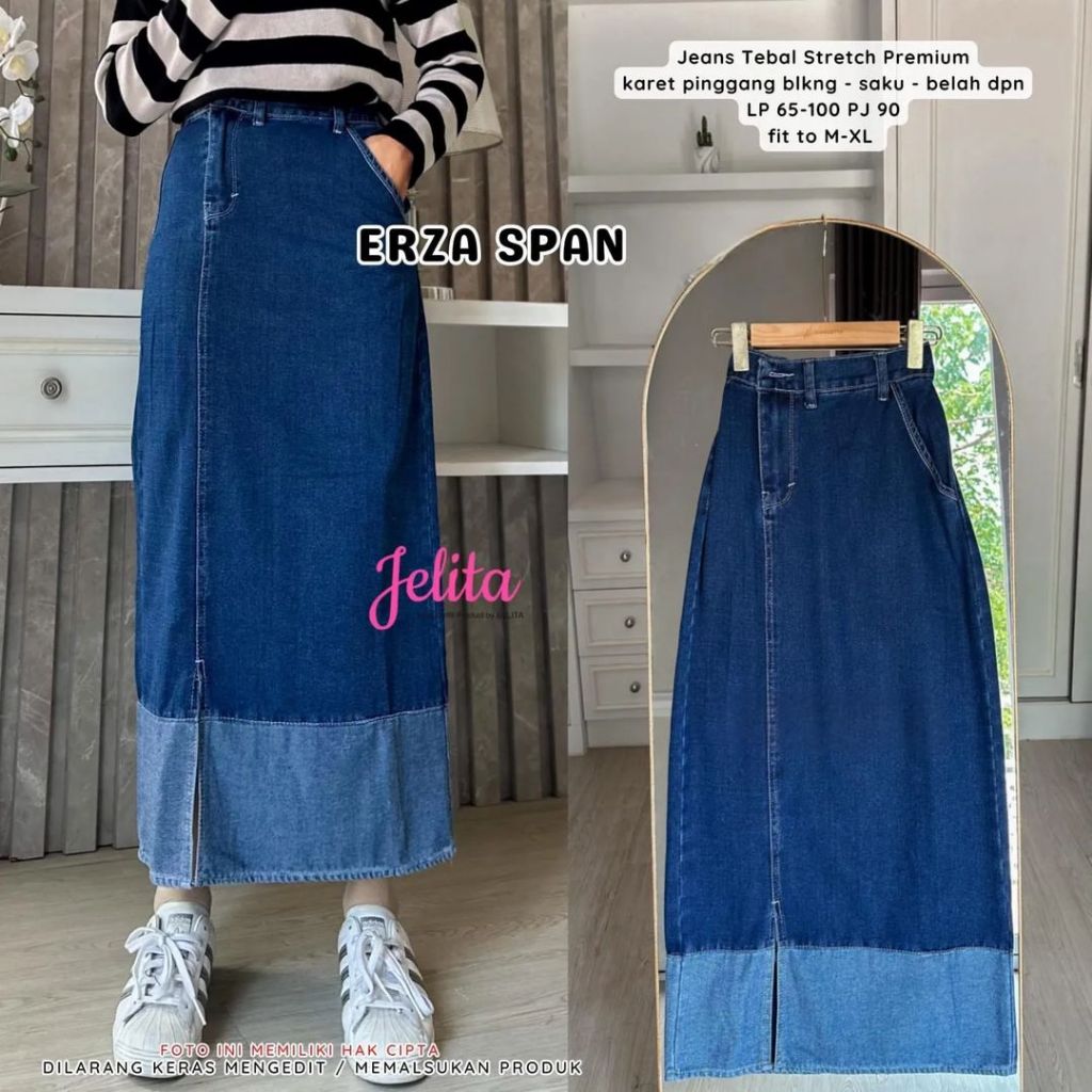 Jual Erza Span/span jins/span jeans | Shopee Indonesia