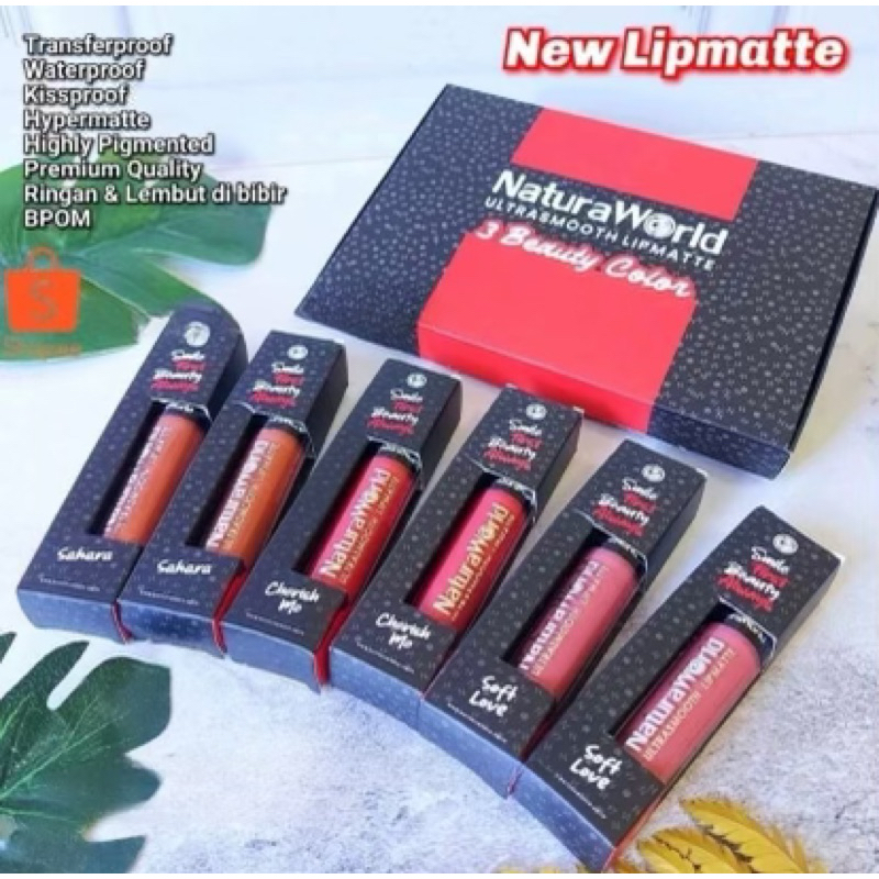 Jual Ultrasmooth Lipmatte Original Natura World | Shopee Indonesia