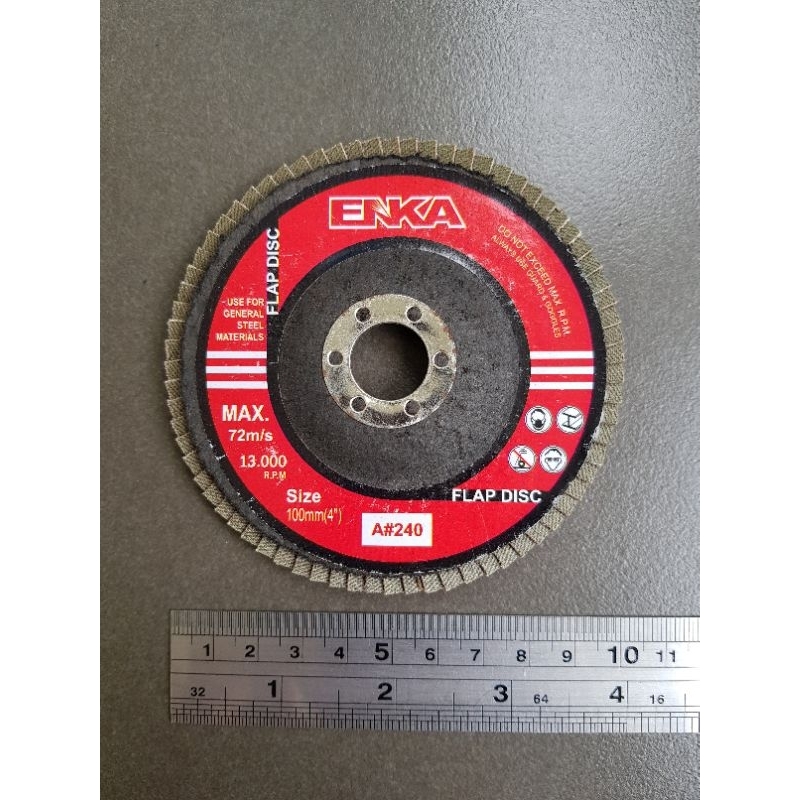 Jual ENKA Mata Gerinda Flap Disc / Amplas Susun ENKA A240 | Shopee ...