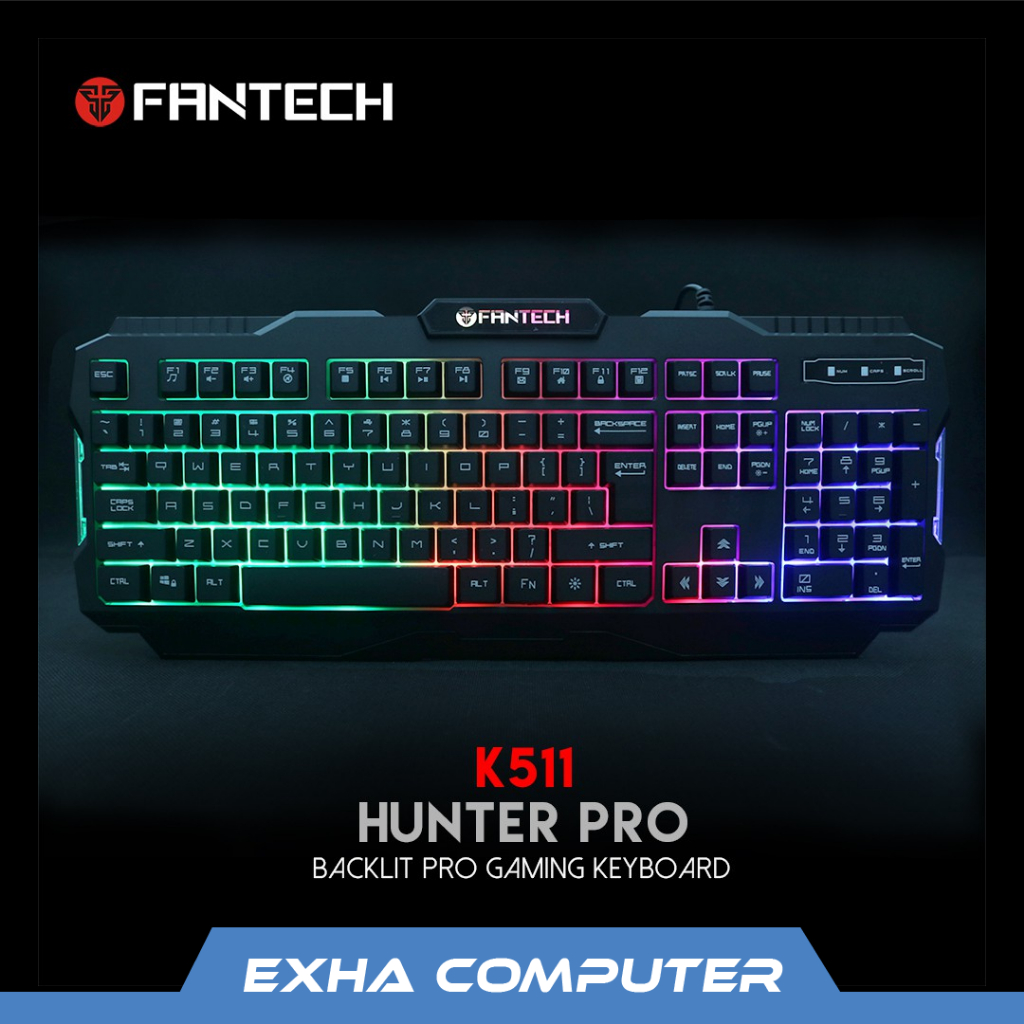 Jual Keyboard Fantech K511 HUNTER PRO Gaming Keyboard | Shopee Indonesia
