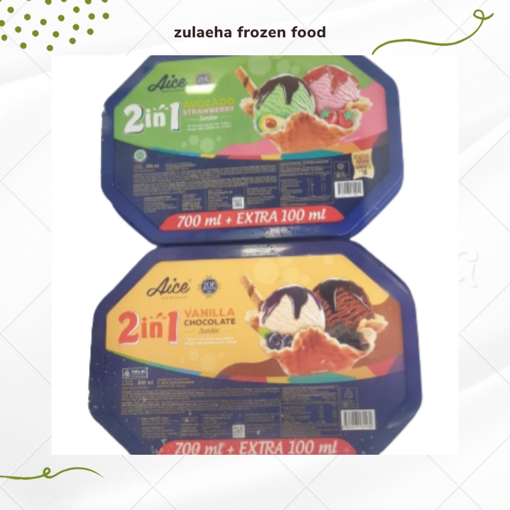 Jual Ice Cream Aice Sundae 2 in 1 800ml | Shopee Indonesia