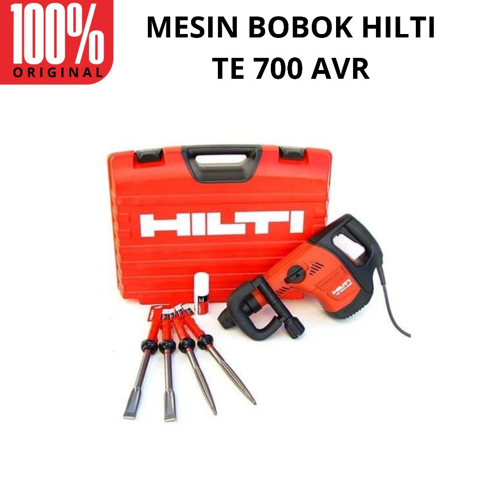 Jual Mesin Bobok HILTI TE 700 Avr Set | Hilti Breaker Hammer | Shopee ...
