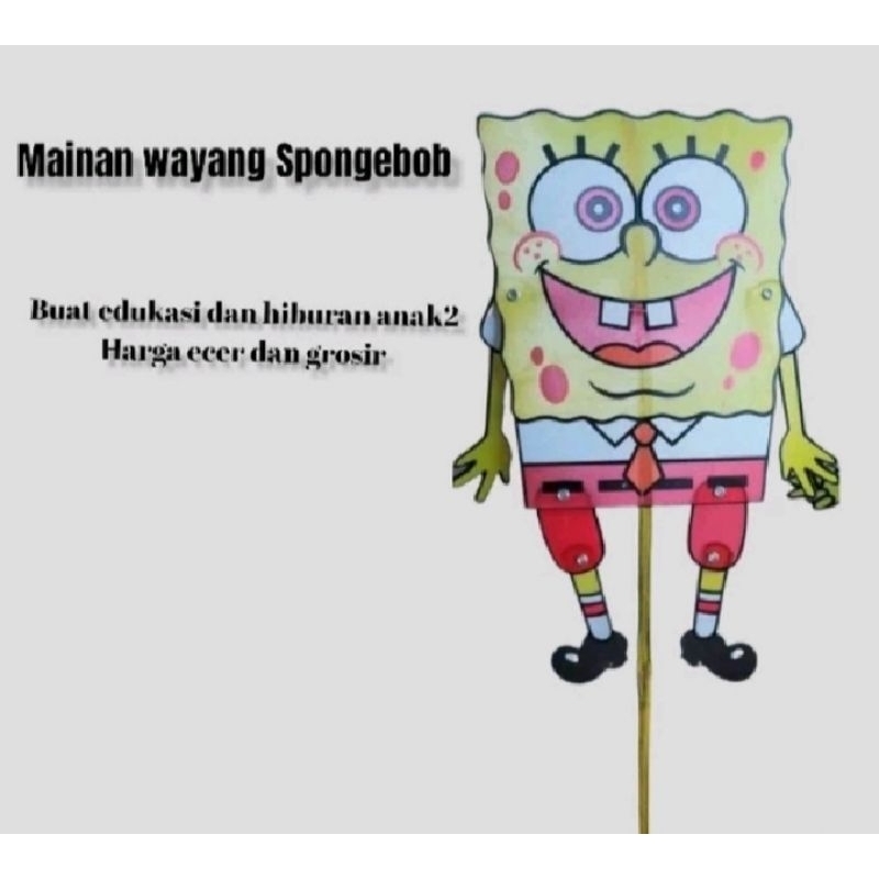 Jual Mainan wayang-wayangan spongebob Lusinan & 50pcs | Shopee Indonesia