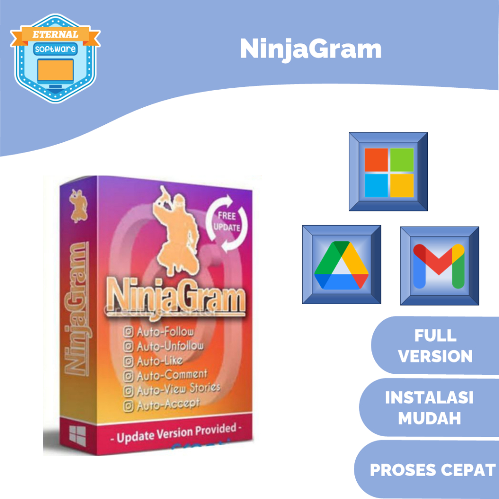 Jual NinjaGram Full Version Aplikasi Promosi IG BOT Instagram Full Lisensi Lifetime PRO | Shopee ...
