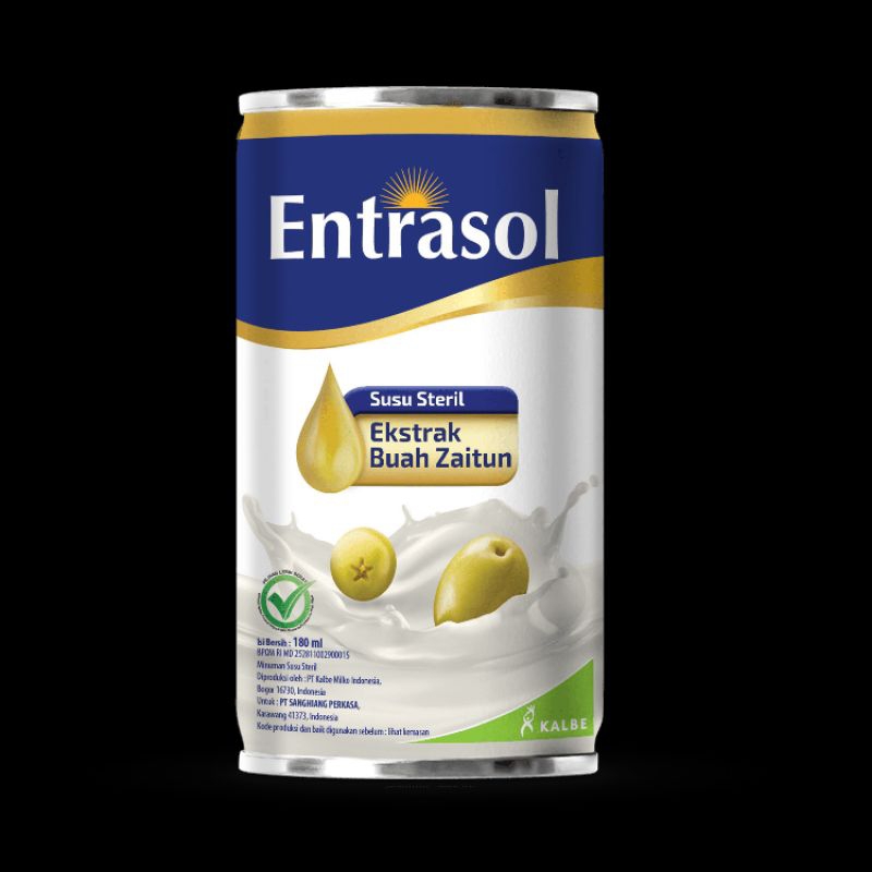 Jual ENTRASOL CAN SUSU STERIL 180ml | Shopee Indonesia
