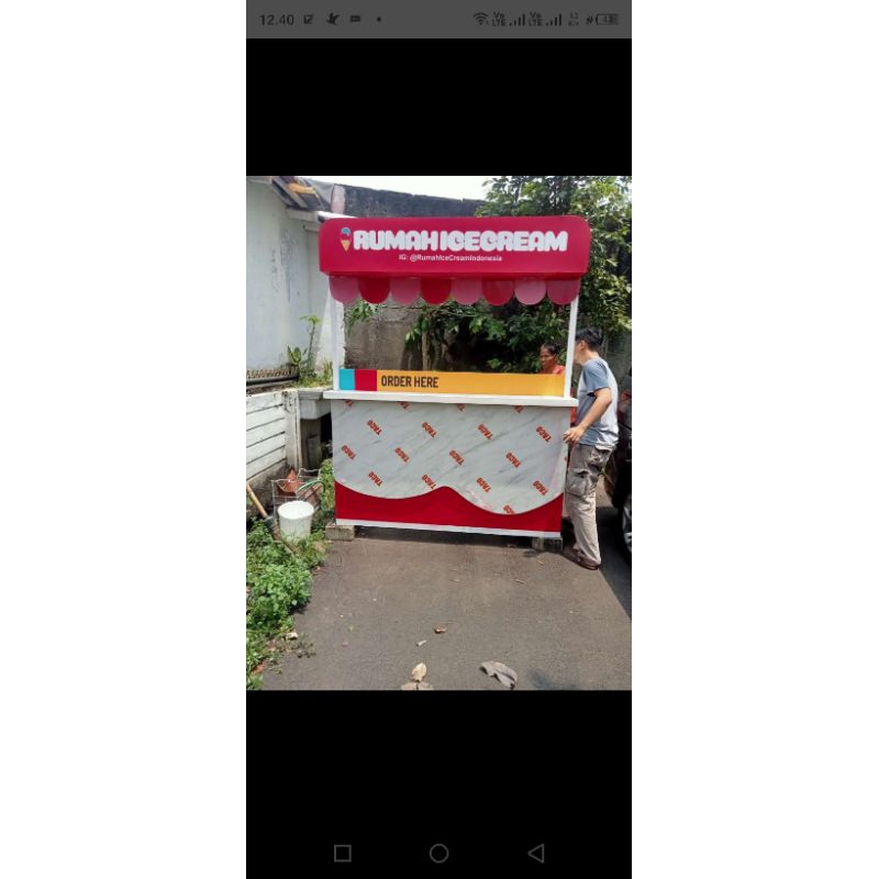 Jual booth mini/booth indoor/uk.1,50x70cm | Shopee Indonesia
