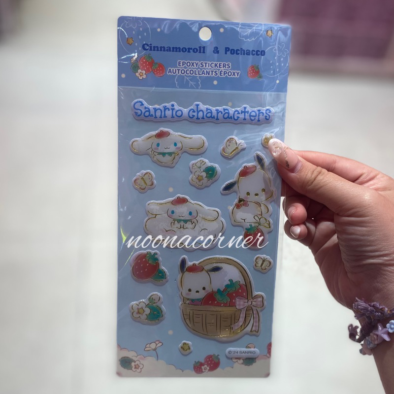 Jual Miniso x Sanrio - Stickers AutoCollants 2D / Stiker Lucu 3D Sanrio ...