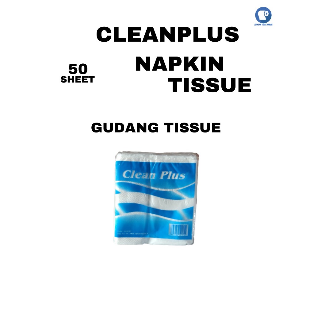 Jual Tisu makan Cleanplus - kemasaan 50 sheet - Tisu makan kecil ...