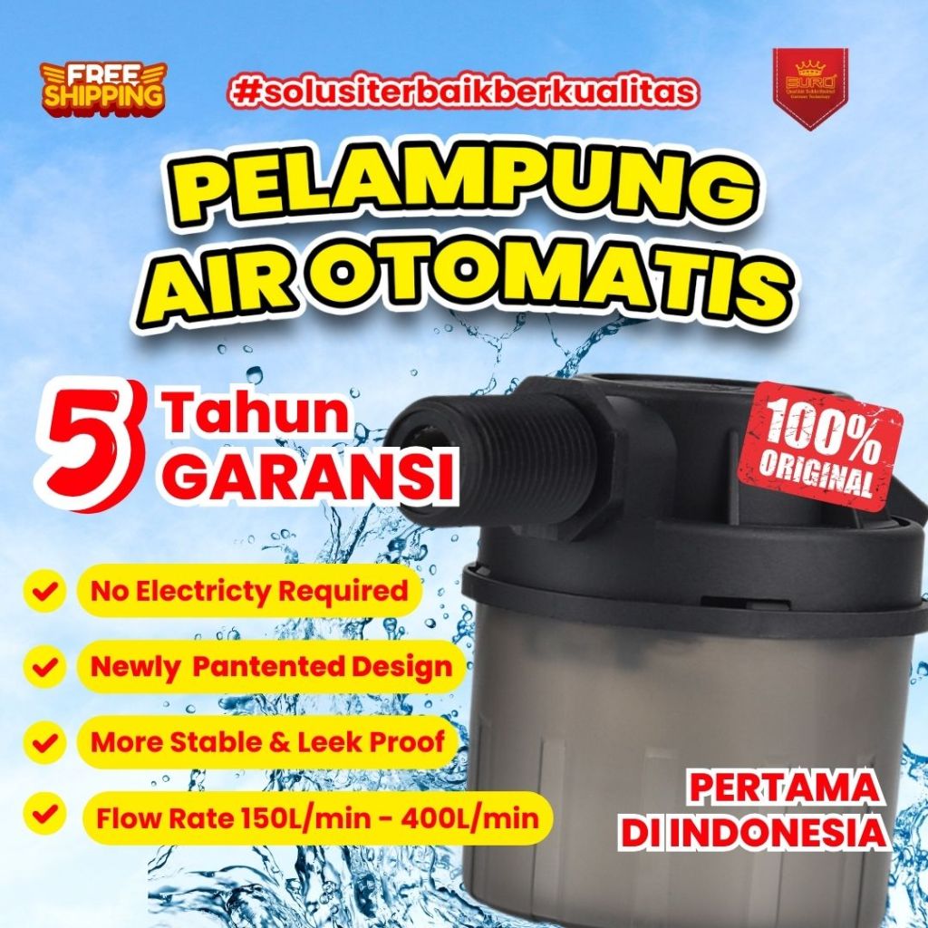 Jual Pelampung Toren Otomatis Premium 1/2 inch Sensor Keran Otomatis ...