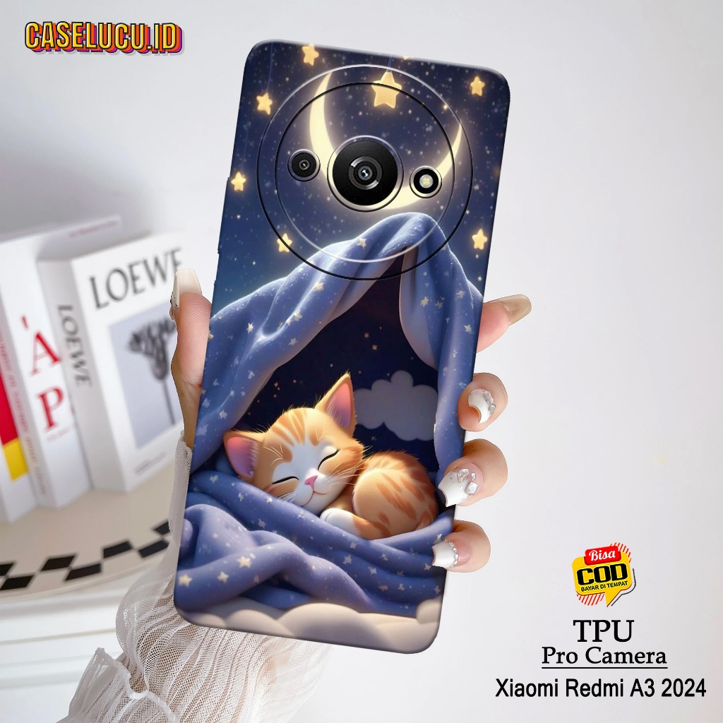 Jual Casing Hp Xiaomi Redmi A3 2024 Terbaru - Fashion Case Kucing ...