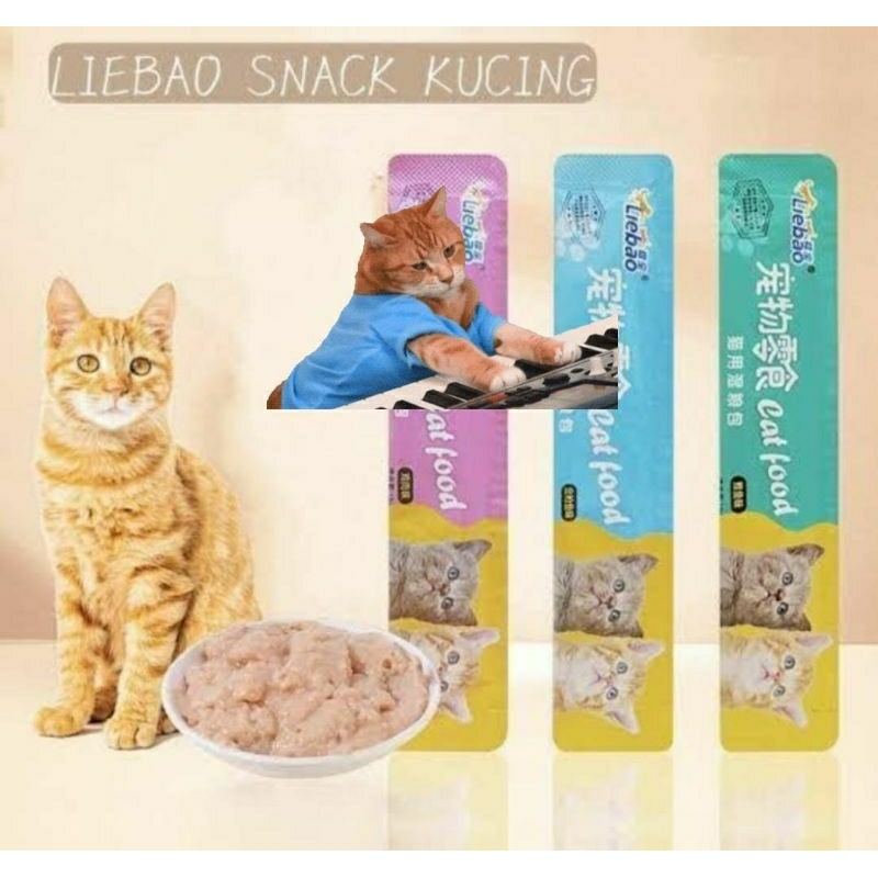 Jual Snack Kucing (LIEBAO) | Shopee Indonesia