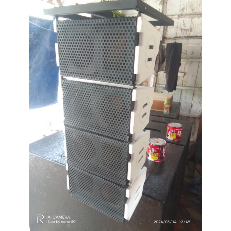 Jual Box speaker custom line array 6 inchi single plus tweeter 1 set ...
