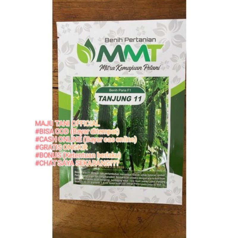 Jual Benih Bibit Pare Paria Tanjung 11 F1/ Tipe Besar Bangkok Jumbo ...