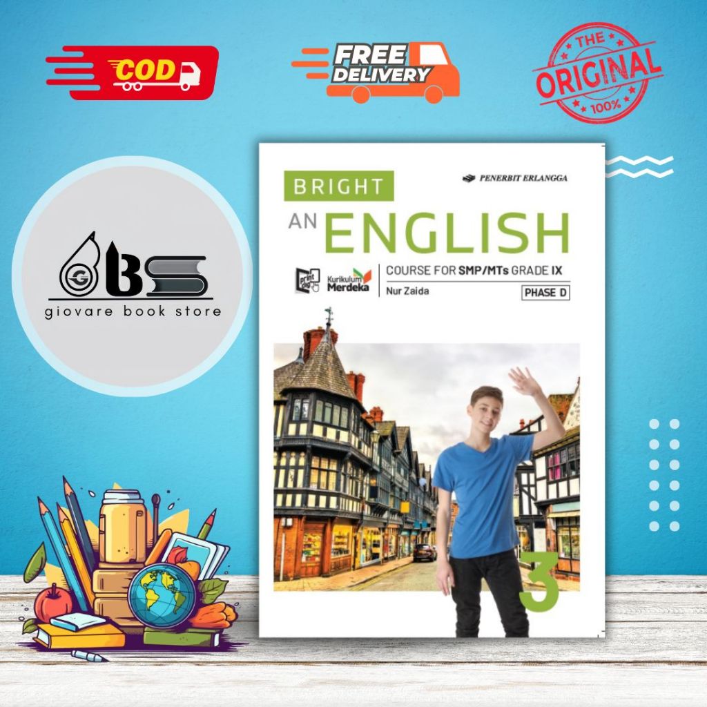 Jual BUKU BRIGHT AN ENGLISH KELAS 9 ERLANGGA KURIKULUM MERDEKA ORIGINAL | BRIGHT 3 AN ENGLISH ...