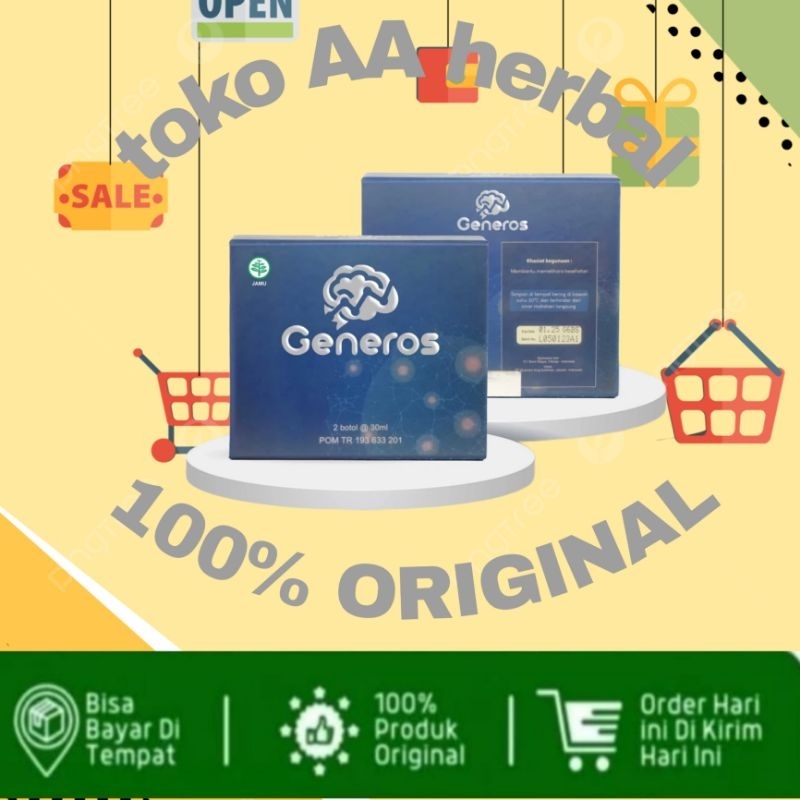 Jual Best Seller || Generos Multivitamin Otak Masa Usia Emas Anak - 1 ...