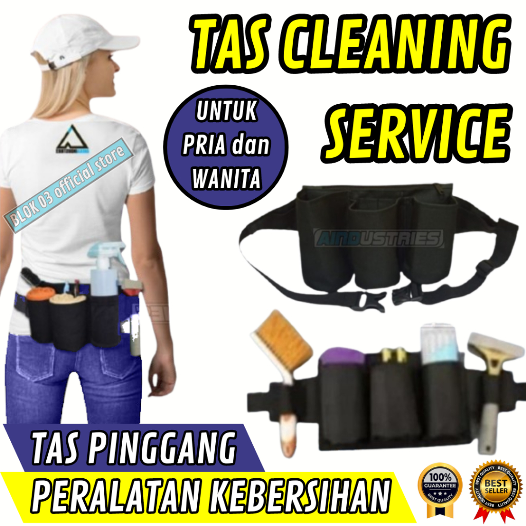 Jual Tas Pinggang House keeping Cleaning Service Caddy bag Perlengkapan ...