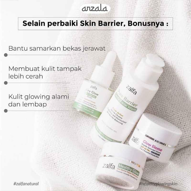 Jual ZALFA Health Glow Skin Barrier series | Shopee Indonesia